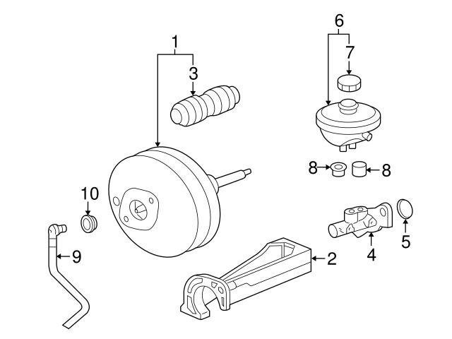 Genuine Porsche 99735501321 Brake Fluid Reservoir - Porsche | 99735501320