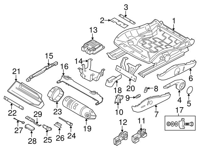 Genuine Porsche 99752162701V05 Seat Track Adjust Handle; Left - Porsche