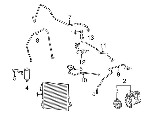 Genuine Porsche 99757310303 A/C Refrigerant Liquid Hose - Porsche ...