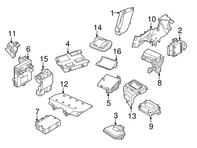 Genuine Porsche 99761851301 Body Control Module; Front - Porsche ...