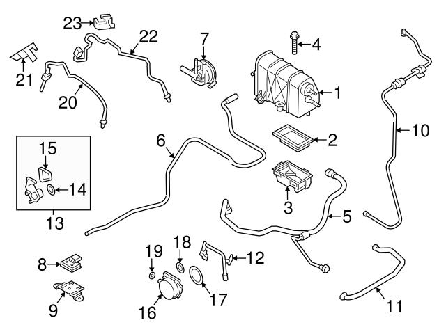 Genuine Porsche 9A110503900 Crankcase Vent Valve; Right, Left - Porsche ...