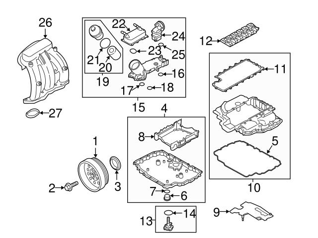 Genuine Porsche 9A110745010 Oil Cooler - Porsche