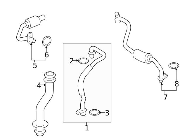 Genuine Porsche 9A714592001 Turbocharger Coolant Line - Porsche ...
