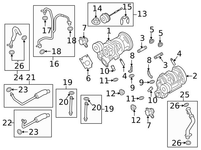 Genuine Porsche 9A714594711 Coolant Hose; Left - Porsche | 9A714594710