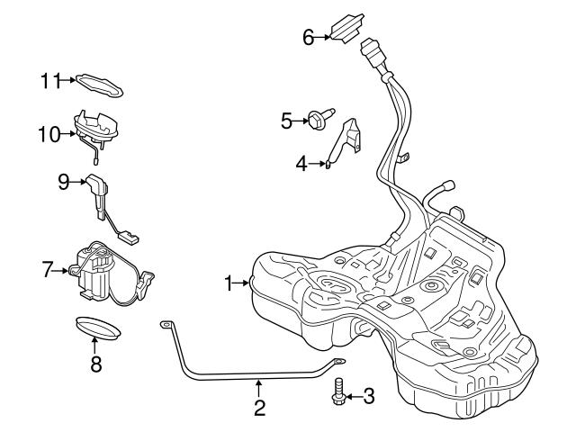 Genuine Porsche 9A7919088 Fuel Pump, Electric - Porsche | 9A791908800 ...