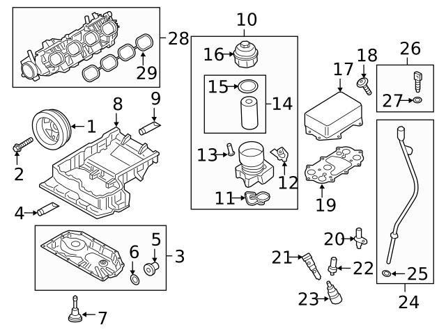 Genuine Porsche 9A791952510 Engine Oil Temperature Sensor - Porsche