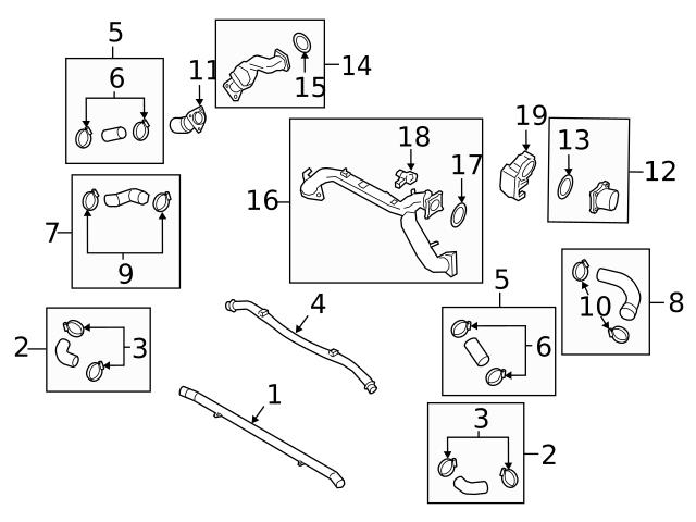 Genuine Porsche PAB14594200 Turbocharger Intercooler Pipe - Porsche