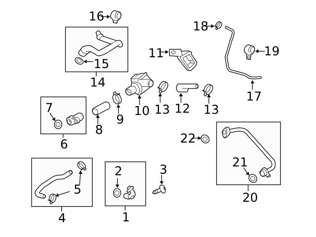 Genuine Porsche PAC121071A Turbocharger Coolant Line - Porsche ...
