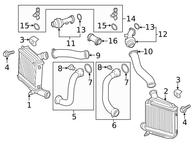 Genuine Porsche PAC906051 Turbocharger Boost Sensor; Left, Right ...