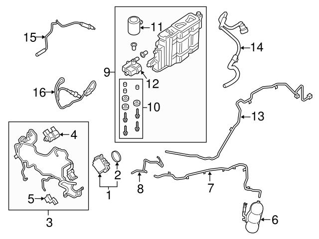 Genuine Porsche PAC906265B Oxygen Sensor; Right Upper, Right, Right ...