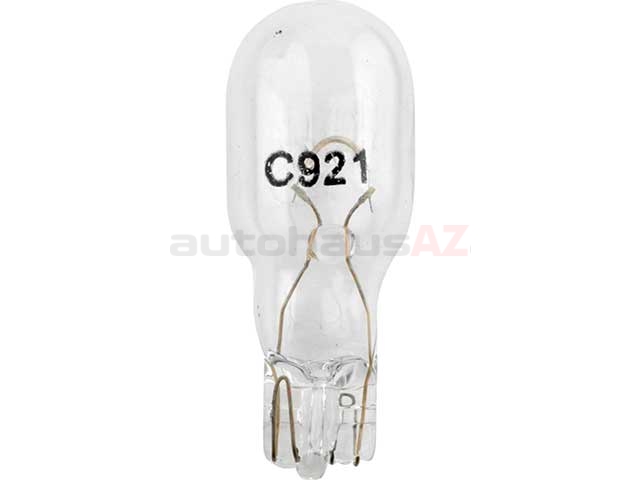 Philips 921, 921CP Tail Light Bulb; Rear | 63217160935