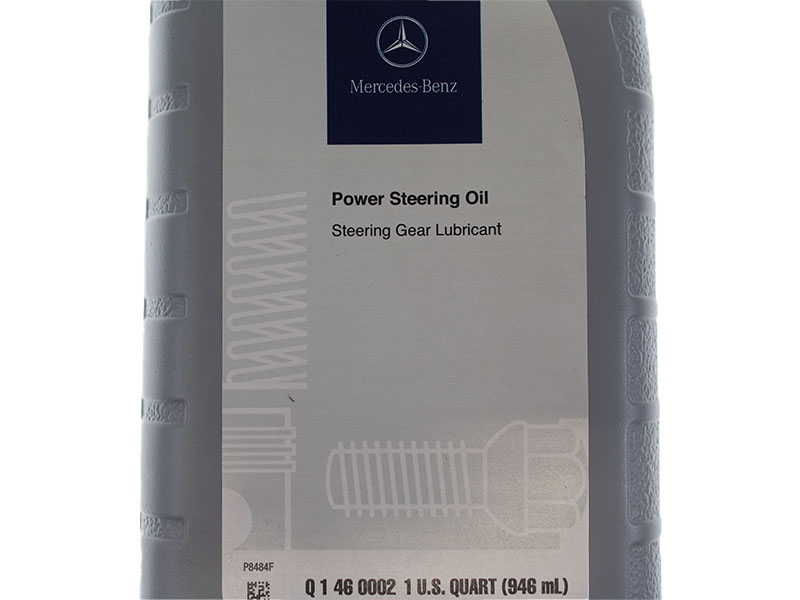 Genuine Mercedes Q1460002 Power Steering Fluid; Standard Non-Synthetic ...
