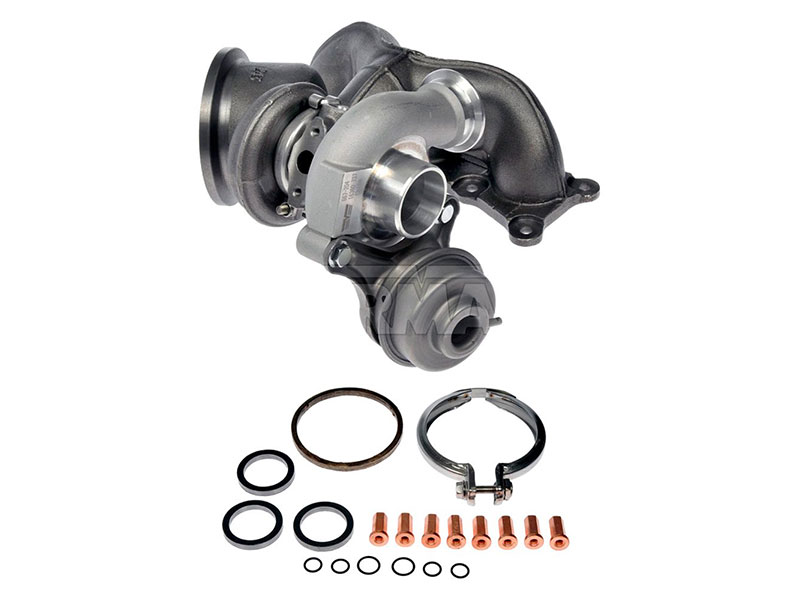 Dorman 667-204 Turbocharger; Front | 2N1070CHR 082TC20183000 ...