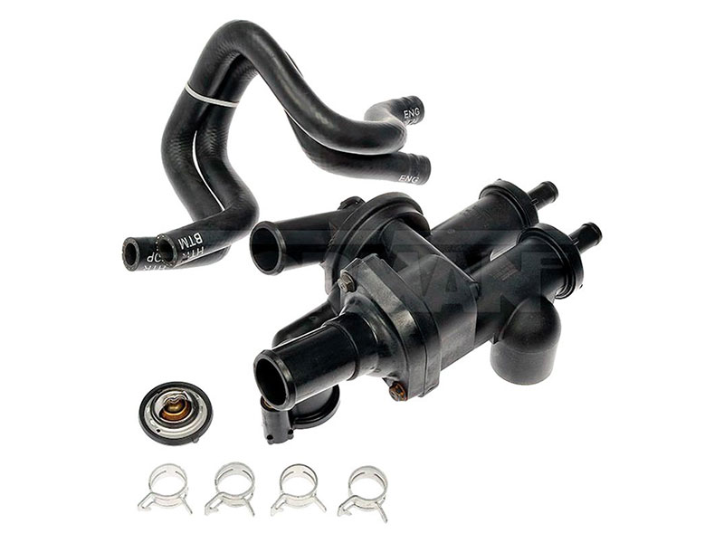Dorman 902-3319 Engine Coolant Thermostat Housing Assembly - Dodge, Jeep | 5058822AA 5058822AD ...