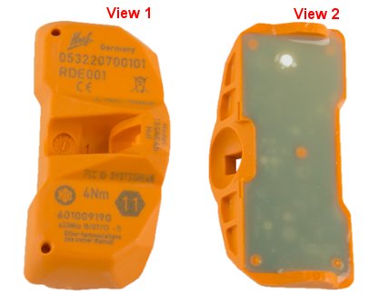 Huf RDE001 Tire Pressure Monitoring System (TPMS) Sensor; 433MHz - Audi ...