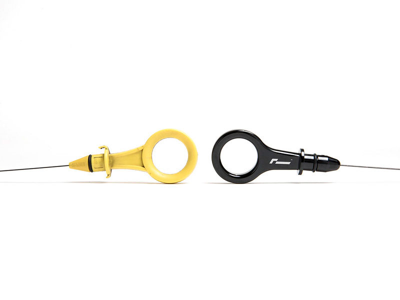 RacingLine VWR19G701 Billet Oil Dipstick; Black - Audi, VW | 06J115611E ...