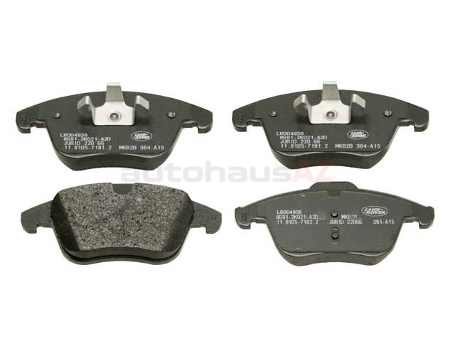 Genuine Land Rover LR004936 Brake Pad Set; Front - Land Rover | LR134692