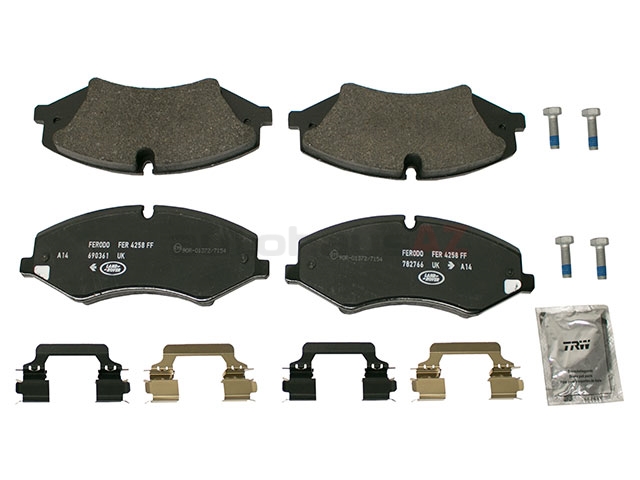 Genuine Land Rover LR026221 Brake Pad Set; Front - Land Rover
