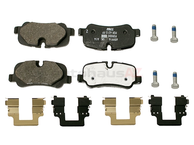 Genuine Land Rover LR055455 Brake Pad Set; Rear