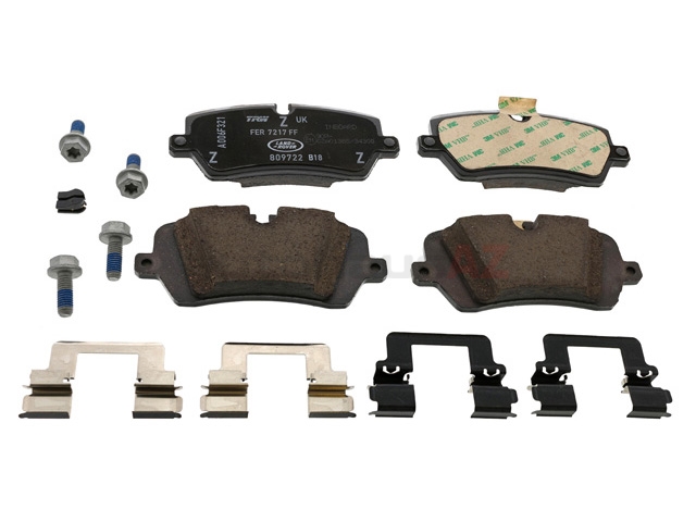 Genuine Land Rover LR106326 Brake Pad Set; Rear