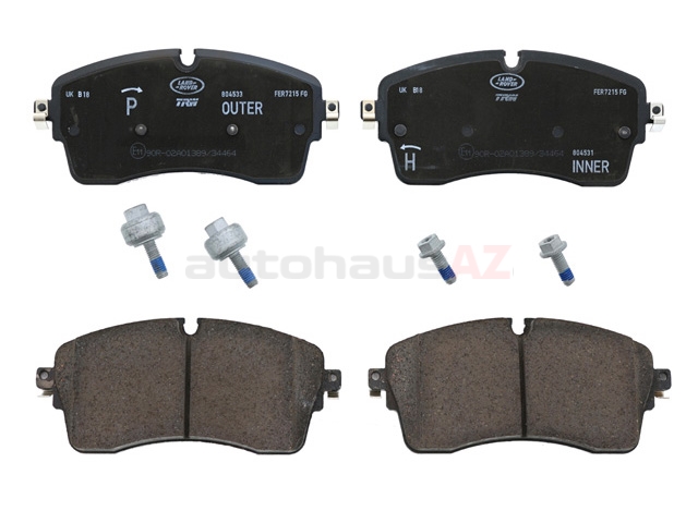 Genuine Land Rover LR162044 Brake Pad Set; Front - Land Rover | LR110409
