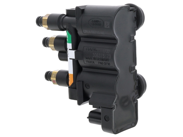 Genuine Land Rover LR176325 Air Suspension Solenoid Valve Unit; Front ...