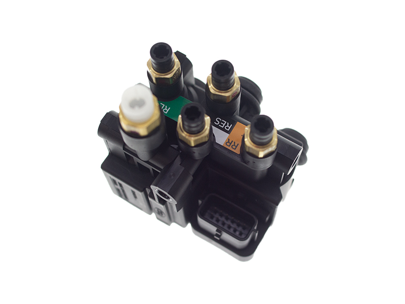 Genuine Land Rover LR176326 Air Suspension Solenoid Valve Unit; Rear ...