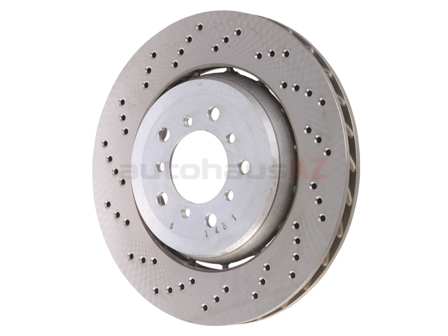 SHW Performance 34112282445, BFL44451 Disc Brake Rotor; Front Left - BMW