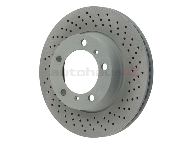 SHW Performance 98735140201, PFR39872 Disc Brake Rotor; Front Right ...