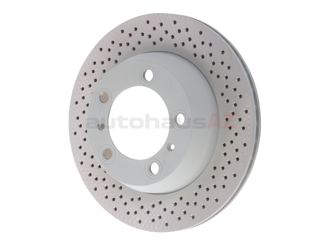 SHW Performance 98735240101, PRX39873 Disc Brake Rotor; Rear - Porsche