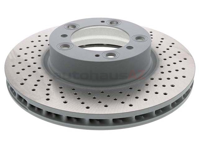 SHW Performance 99635140601, PFR39966 Disc Brake Rotor; Front Right ...