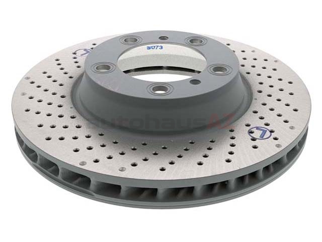 SHW Performance 99635140904, PFL30922 Disc Brake Rotor; Front Left ...