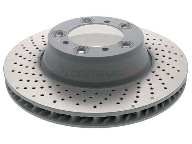SHW Performance 99635240502, PRL31124 Disc Brake Rotor; Rear Left ...