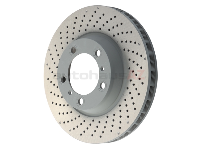 SHW Performance 9P1615301A, PFL39981 Disc Brake Rotor; Front Left - Porsche