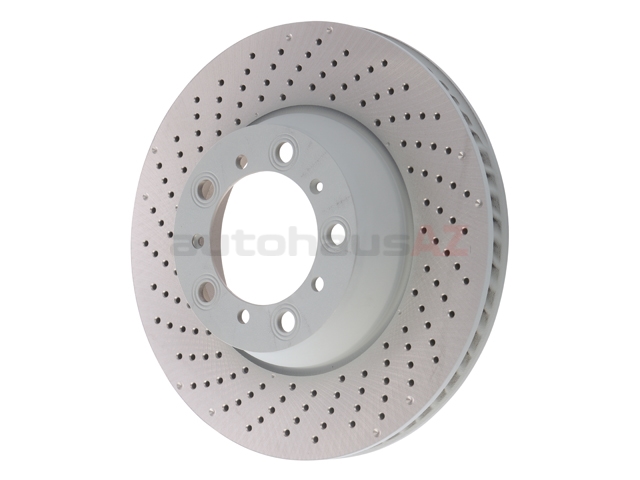 SHW Performance 9P1615601, PRL31524 Disc Brake Rotor; Rear Left - Porsche
