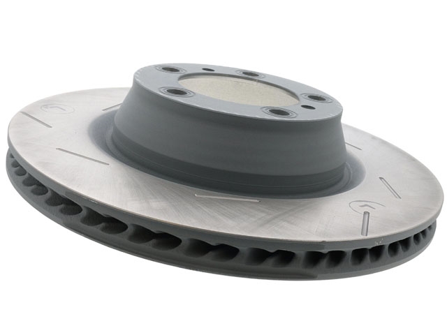 Sebro Coated 298615601B, 205877C Disc Brake Rotor; Rear Left - Porsche
