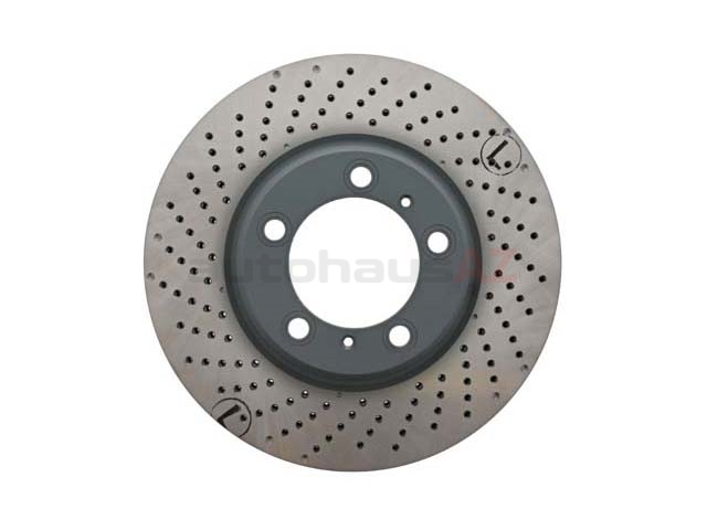 Sebro Coated 9P1615301A Disc Brake Rotor; Front Left - Porsche ...