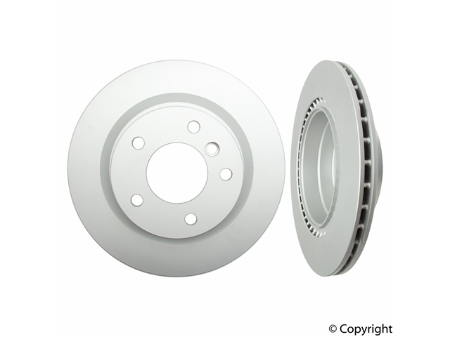 ATE Coated SP20195 Disc Brake Rotor; Rear - BMW | 2411207195102 34216855007