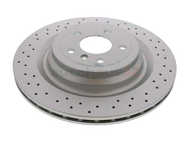 ATE Coated SP22297 Disc Brake Rotor; Rear - Mercedes | 1664230312 ...