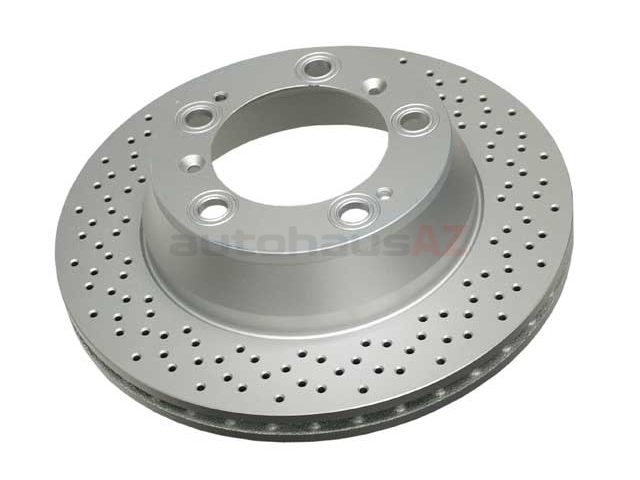 ATE Coated SP24176 Disc Brake Rotor; Rear - Porsche | 2411247176102 ...
