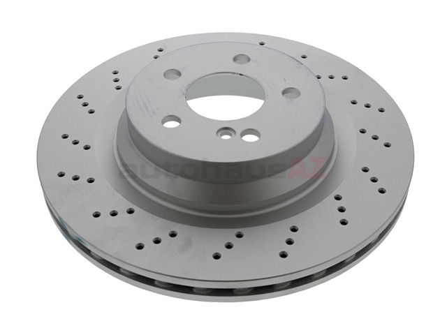 ATE Coated SP26136 Disc Brake Rotor; Rear - Mercedes | 2114231012 ...