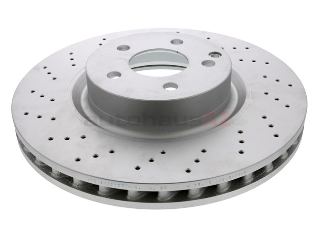 ATE Coated SP32137 Disc Brake Rotor; Front - Mercedes | 2214210612 ...