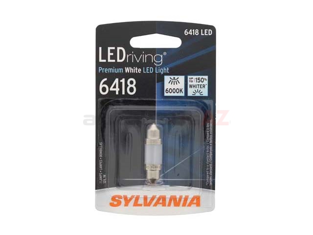 Sylvania LED 6418, 32752 Dome Light Bulb; Front | 55571391 6418LED