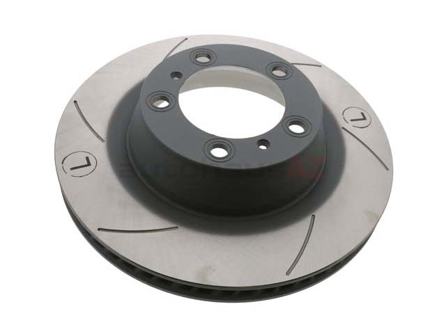 Sebro Slotted & Coated 99135240100, 909361C Disc Brake Rotor; Rear Left ...
