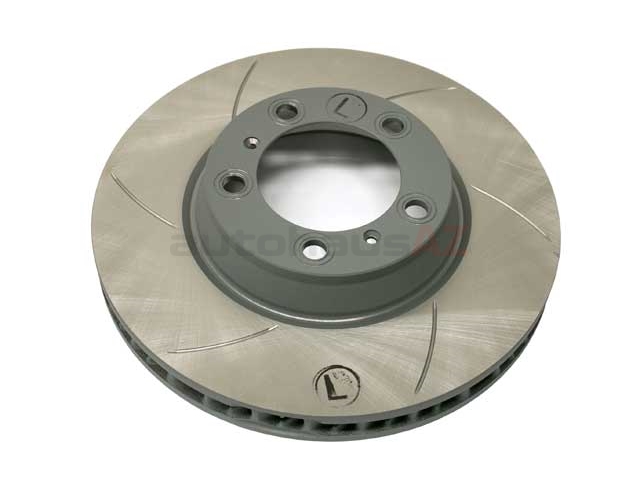 Sebro Slotted & Coated 99635140904, 909331C Disc Brake Rotor; Front ...