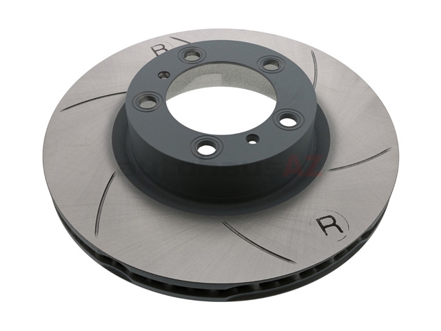 Sebro Slotted & Coated 99735140201, 909342C Disc Brake Rotor; Front ...