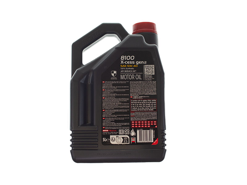 Motul 8100 X-cess gen2 109776 Engine Oil; 5W-40 5 Liter SKU: 1009066-TL ...