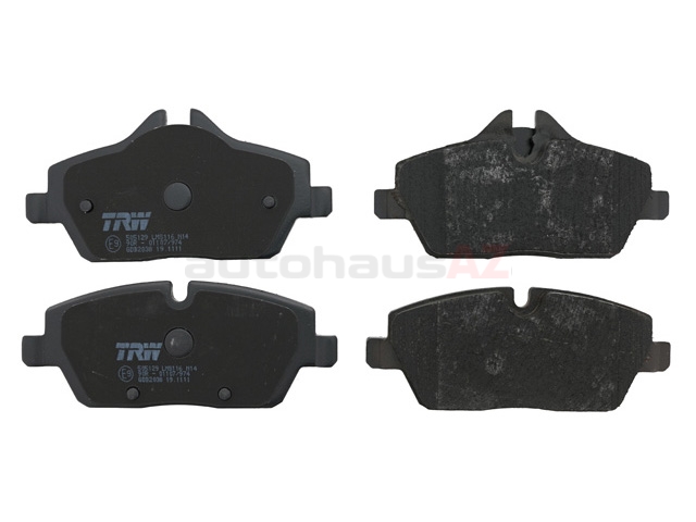TRW 34116862309, GDB2038 Brake Pad Set; Front - BMW | 34106884267