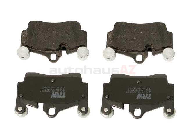 TRW 95535293904, GDB1653 Brake Pad Set; Rear - Porsche