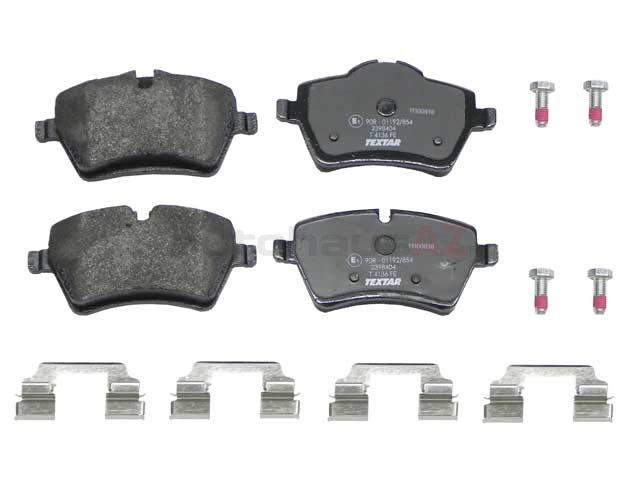 Textar 34119808705, 2398404 Brake Pad Set; Front - Mini | 34119804735 ...